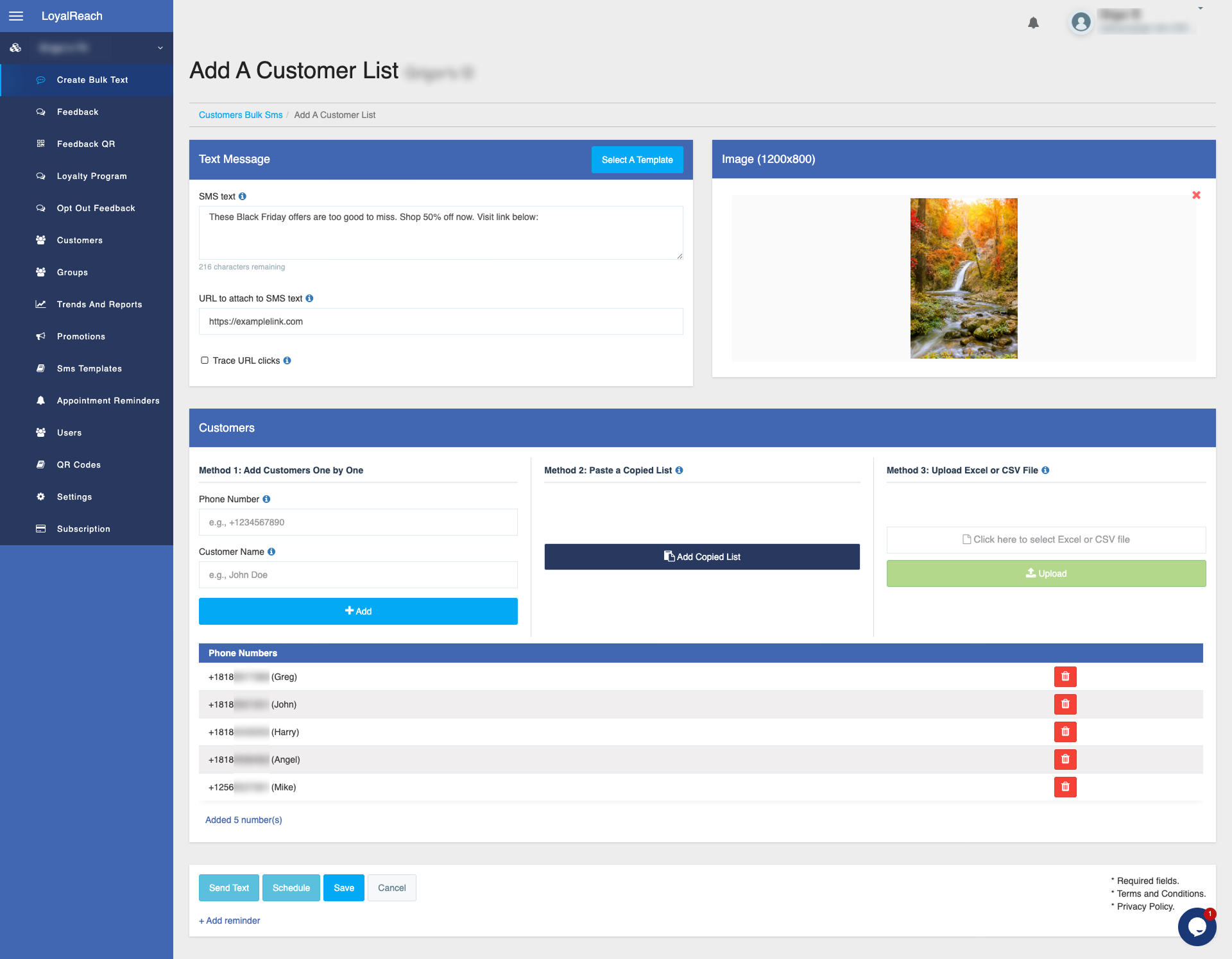 LoyalReach App Preview